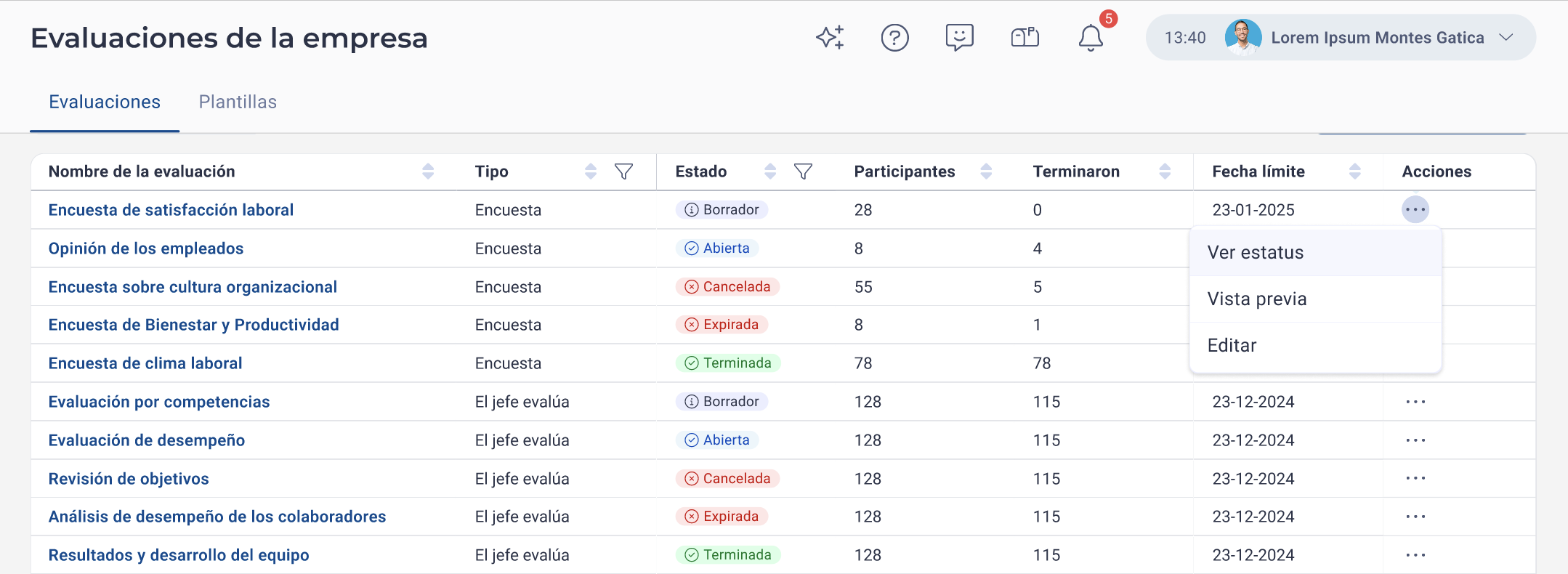¿Cómo envío los resultados de las Evaluaciones a los colaboradores? – Worky